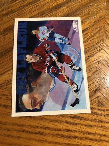 GUY LAFLEUR CARD #401 Speed and Grace Hall of Famer Canadiens 1991 ...