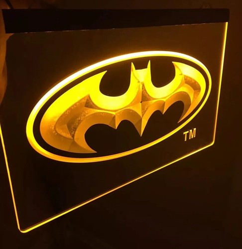 BATMAN Signal Led Neon Sign for Game Room,Office,Bar,Man Cave. BRAND ...