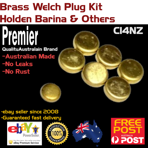 Brass Welch Plug Kit Brass Expansion Welsh Plugs Fits Holden C14NZ ...
