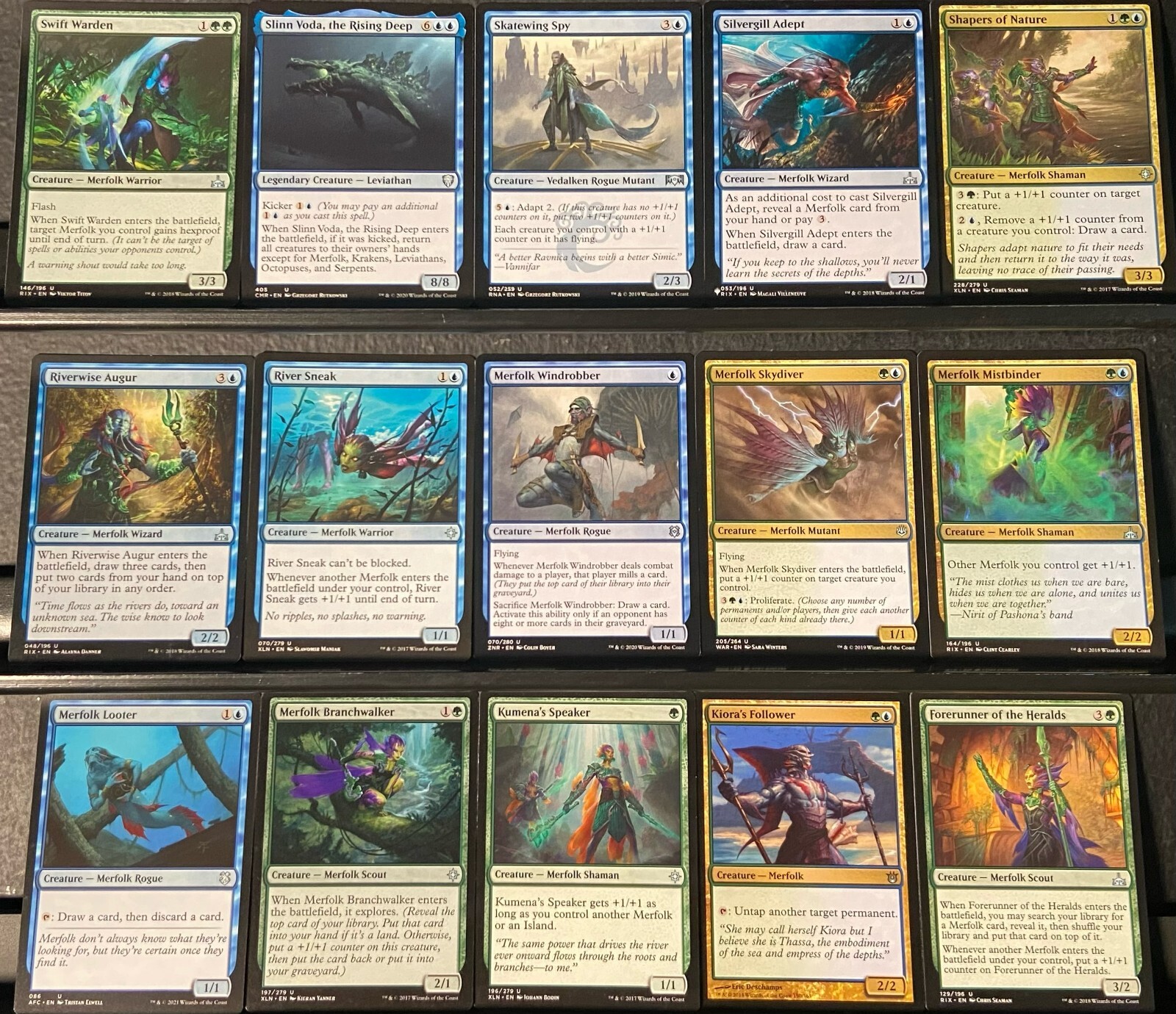 ***Custom Commander Deck*** Kumena - Merfolk Updated - EDH MTG Magic ...