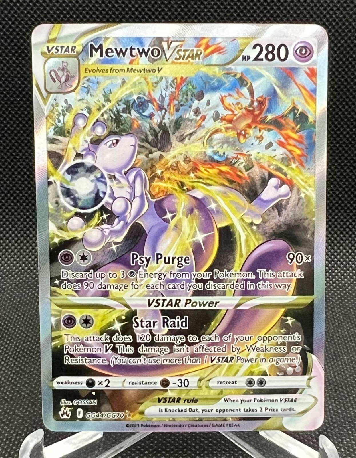Mewtwo VSTAR GG44/GG70 Pokemon Crown Zenith Galarian Gallery NM 241 | eBay