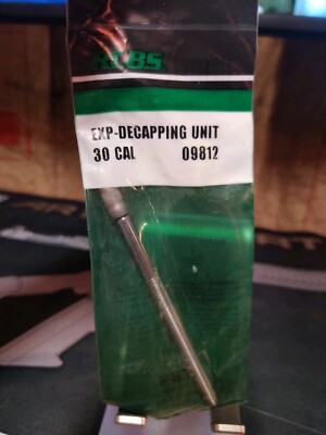 RCBS EXP-Decapping Unit; Replacement Decapping Unit; For 30 Cal; 09812 ...