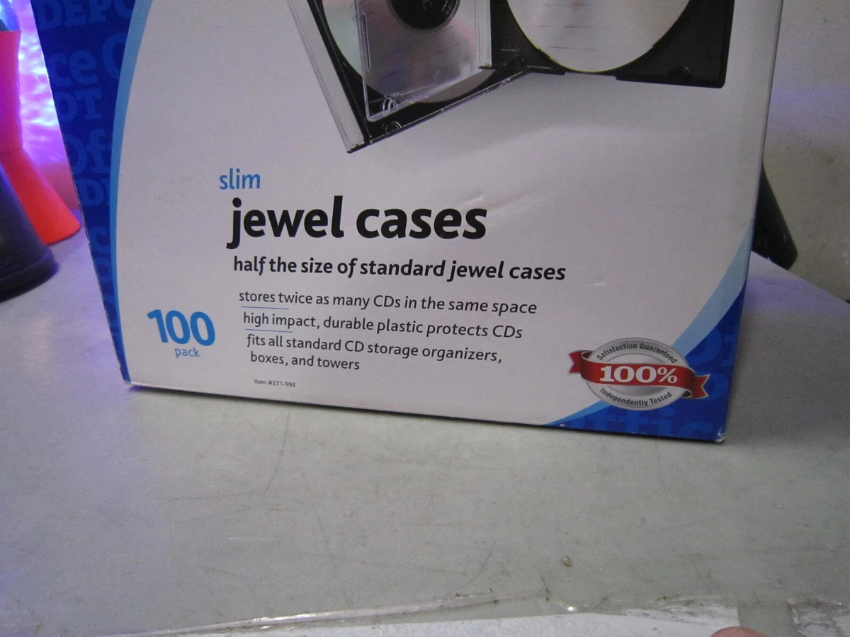 Slim Cd Cases 100 Pack