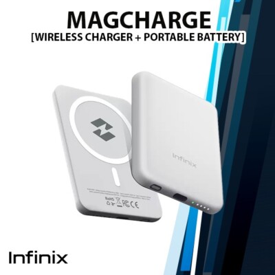 18W Infinix MagPower Portable Battery Fast Charging Magnetic Wireless ...