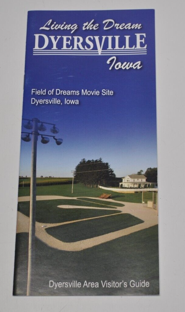 Vtg Living the Dream Dyersville Iowa Brochure Pamphlet - Field of ...