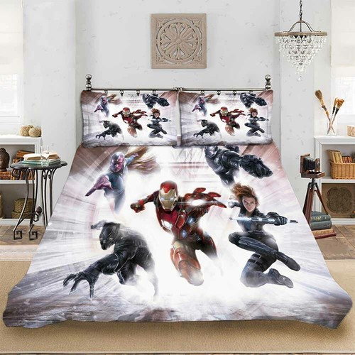 Several Diamond Men Jumped Up 3D Quilt Duvet Doona Cover Set Pillow ...