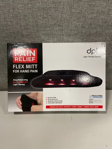 DPL Light Therapy System Pain Relief Flex Mitt Arthritis Carpal Tunnel ...