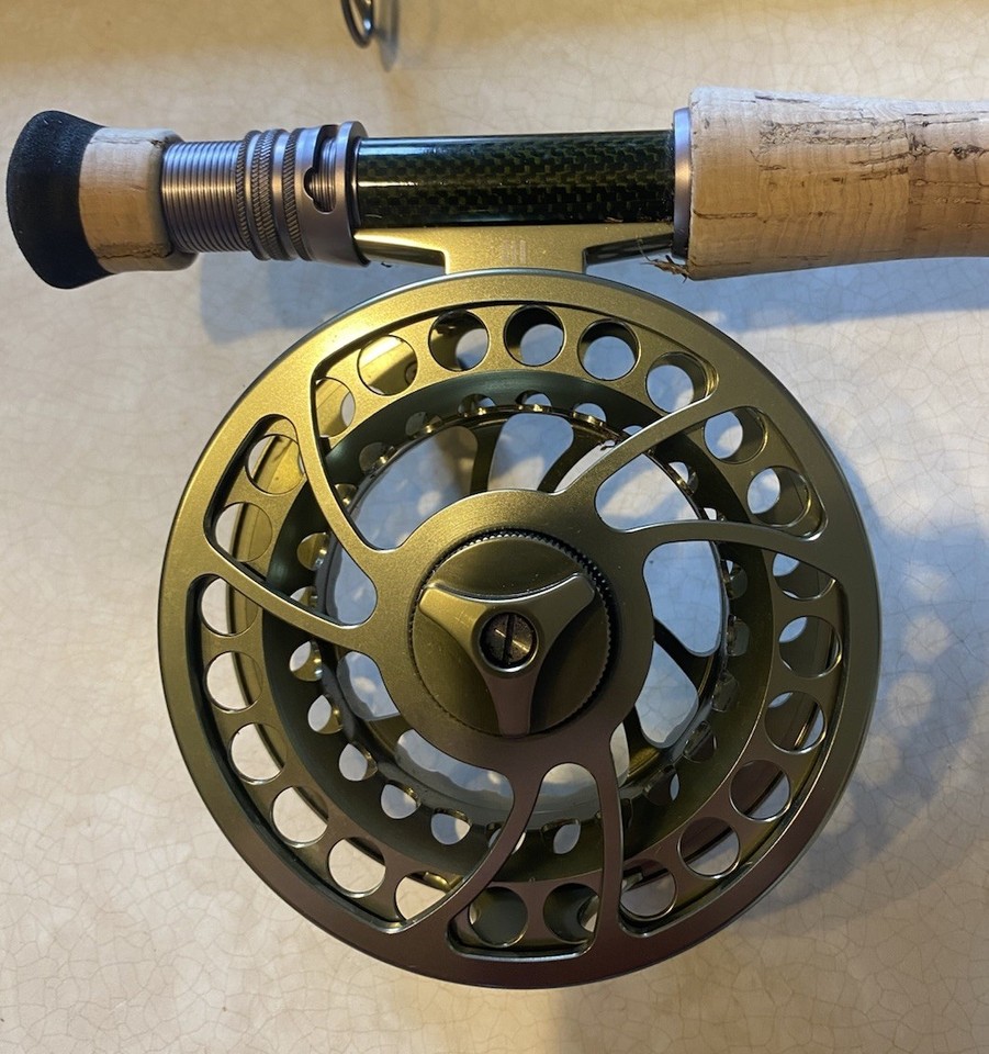 TFO Fly Rod And Reel BVK TF 08 90 4 B, 8wt. 9'0", 4pc | eBay
