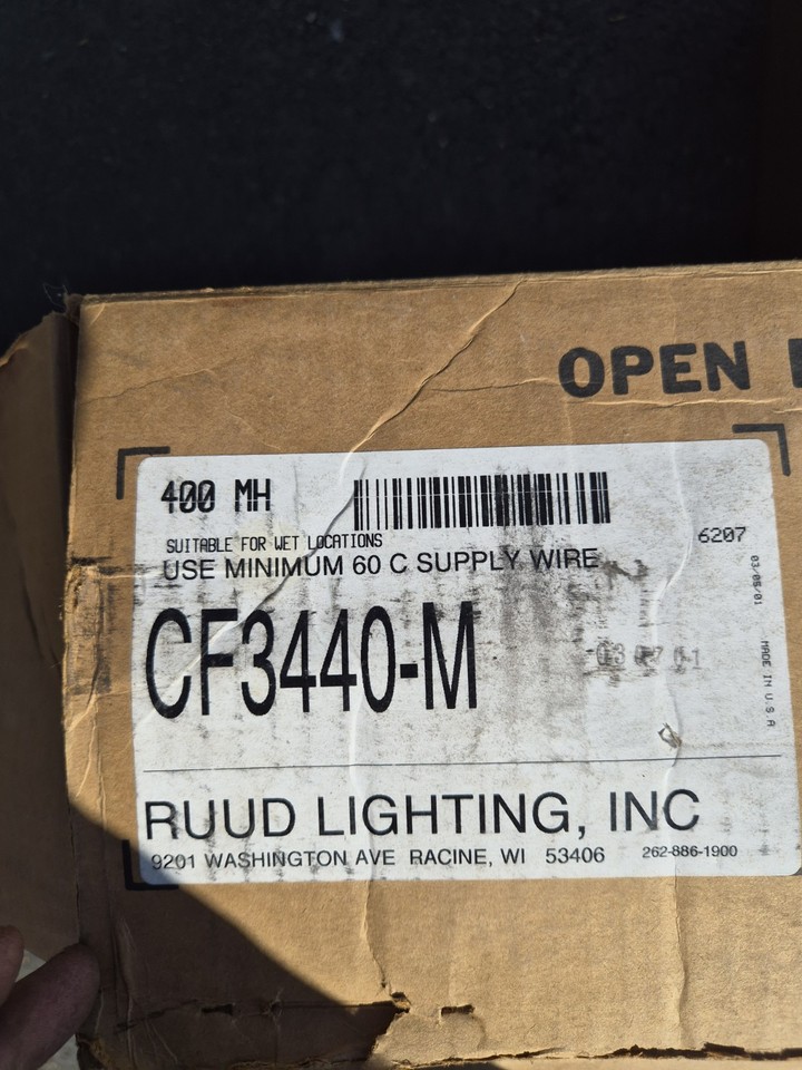 Ruud Lighting CF3440-M 400W Metal Halide Industrial Flood Light | eBay