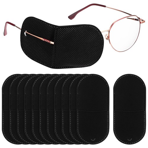 12 Pcs Glasses Eye Patches for Kids and Adults Reusable Non Woven ...