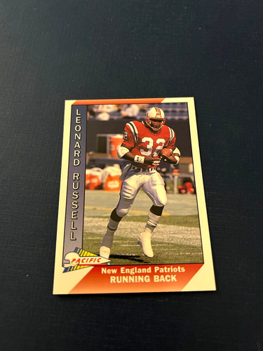 1991 Pacific Football Leonard Russell Rookie Card #612 Set Break NM | eBay
