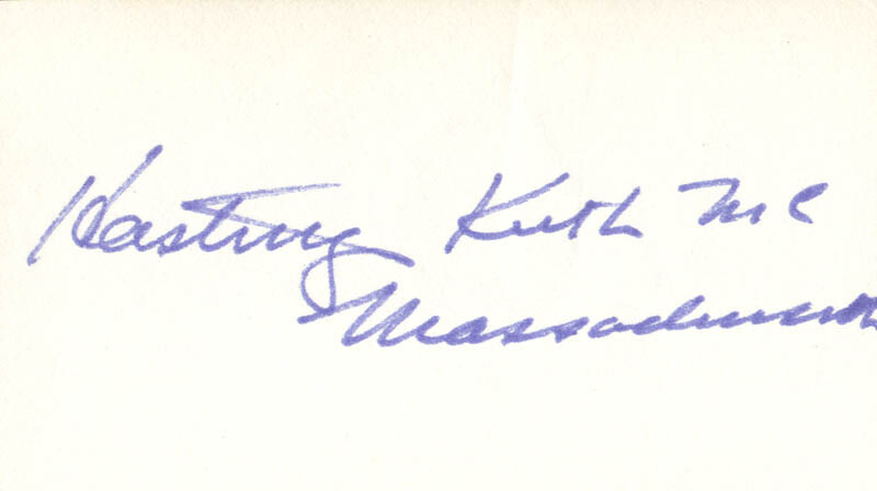 HASTINGS KEITH - SIGNATURE(S) | eBay