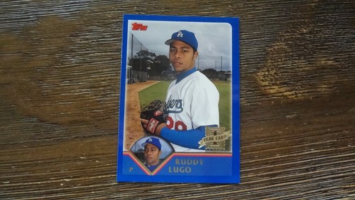 2003 TOPPS # 312 RUDDY LUGO 1ST YEAR BASEBALL CARD | eBay