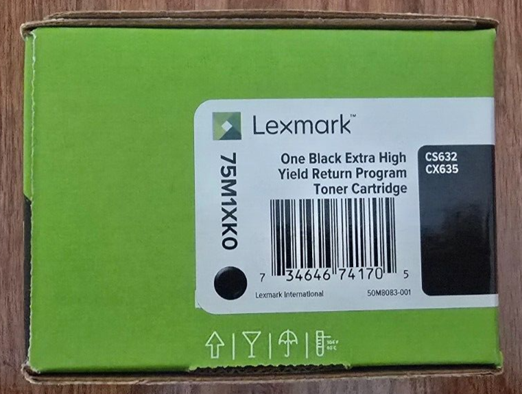 Lexmark 75M1XK0 Extra High Yield Toner - Black New | eBay