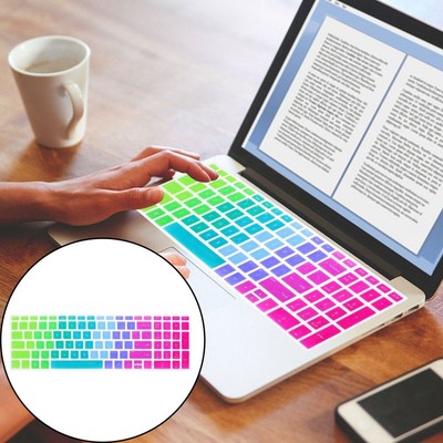 Gradient Keyboard Cover Silicone Keyboard Skin Desktop Keyboard Cover ...