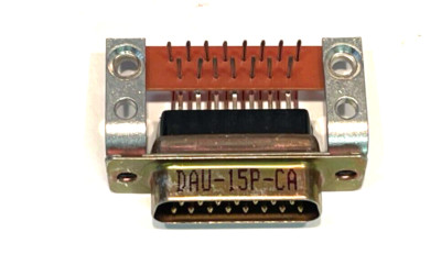 DAU-15P-CA, ITT, D Subminiature Connector, 15 POS, Right Angle | eBay