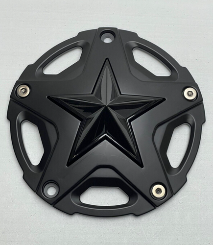 *USED XD Series Matte Black/Gloss Star Wheel Center Cap NO SCREWS ...
