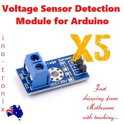 Voltage Sensor Detection Module for Arduino - 5pcs. | eBay Australia