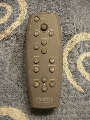 OEM GENUINE InFocus Interlink Electronics AV Projector Remote Control ...