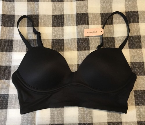 Dobreva Women’s Black T-Shirt Push-up Bra - 34C | eBay