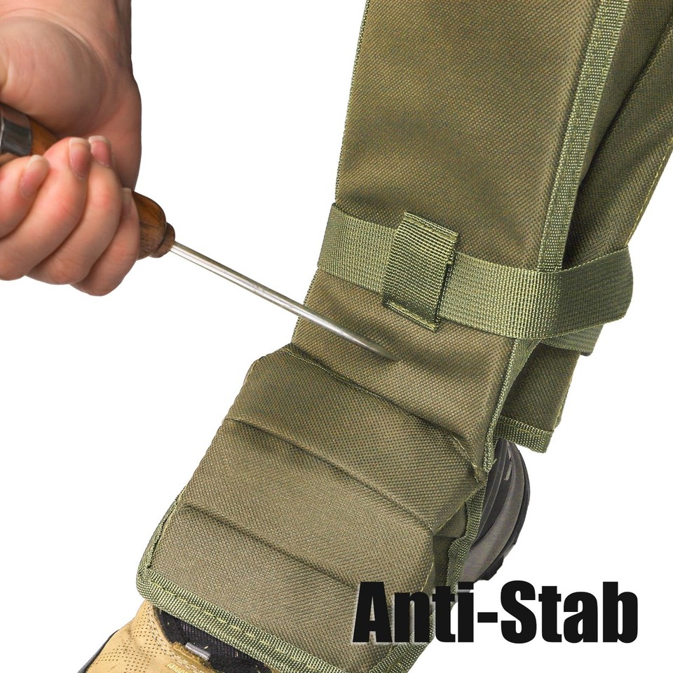 Snake Gaiters, Snake Leg Guards Waterproof Snake Chaps for Hiking ...