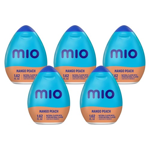 Mio Liquid Water Enhancer, Mango Peach, 1.62 OZ, (Pack Fl Oz of 5) | eBay