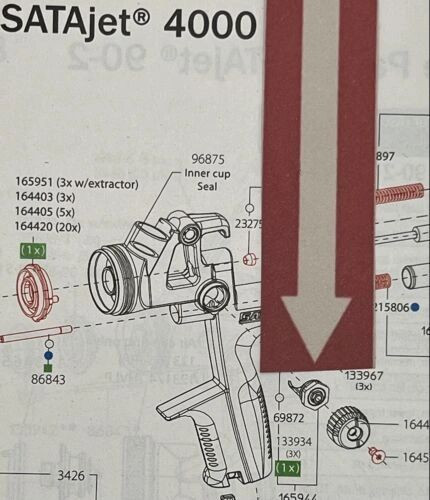 SATA JET 4000 B SPINDEL/FAN CONTROL with Sealing O-Ring included | eBay