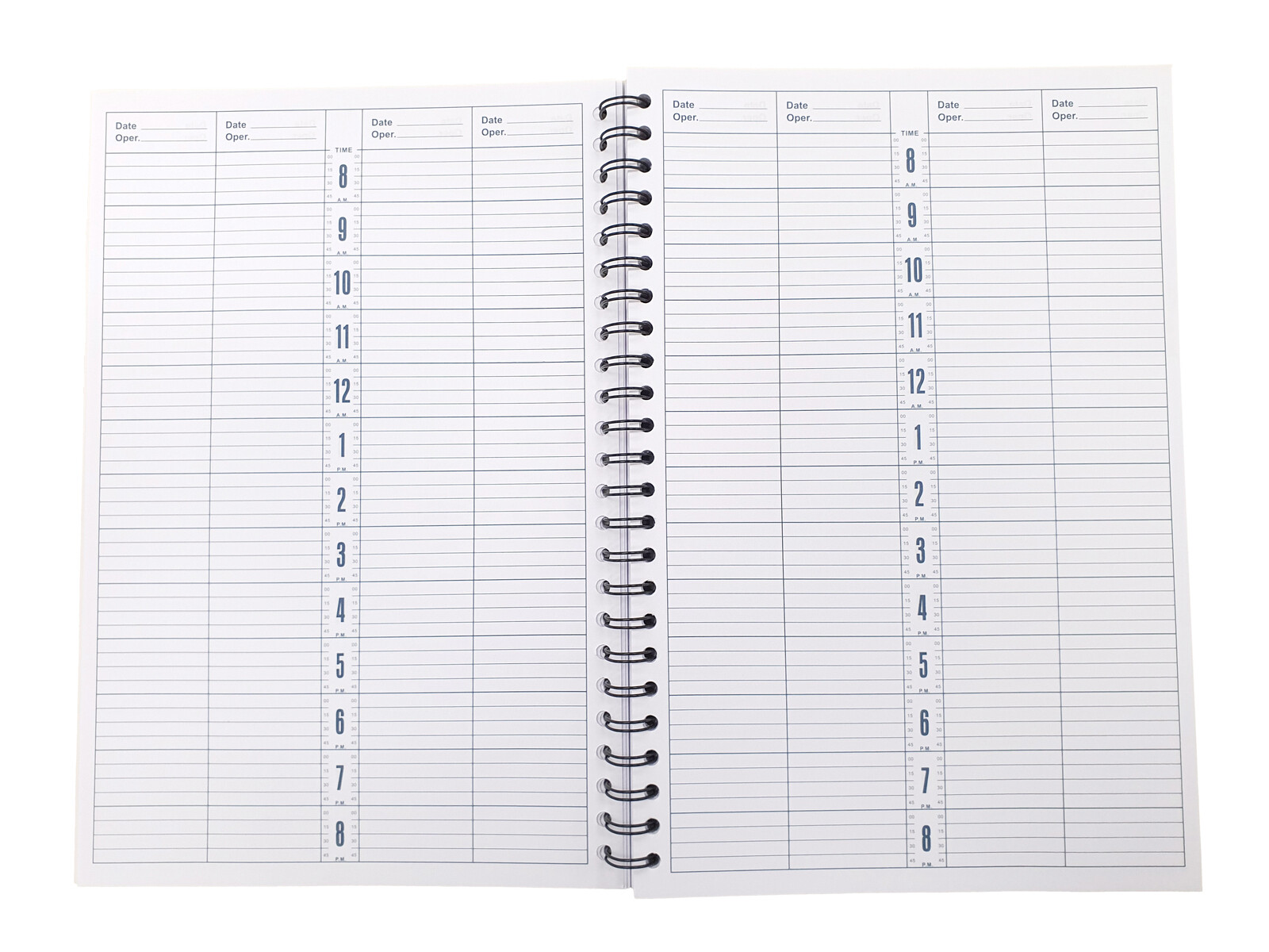 Appointment Book Nails Salon Business Diary Beauty 4 Columns Booking ...