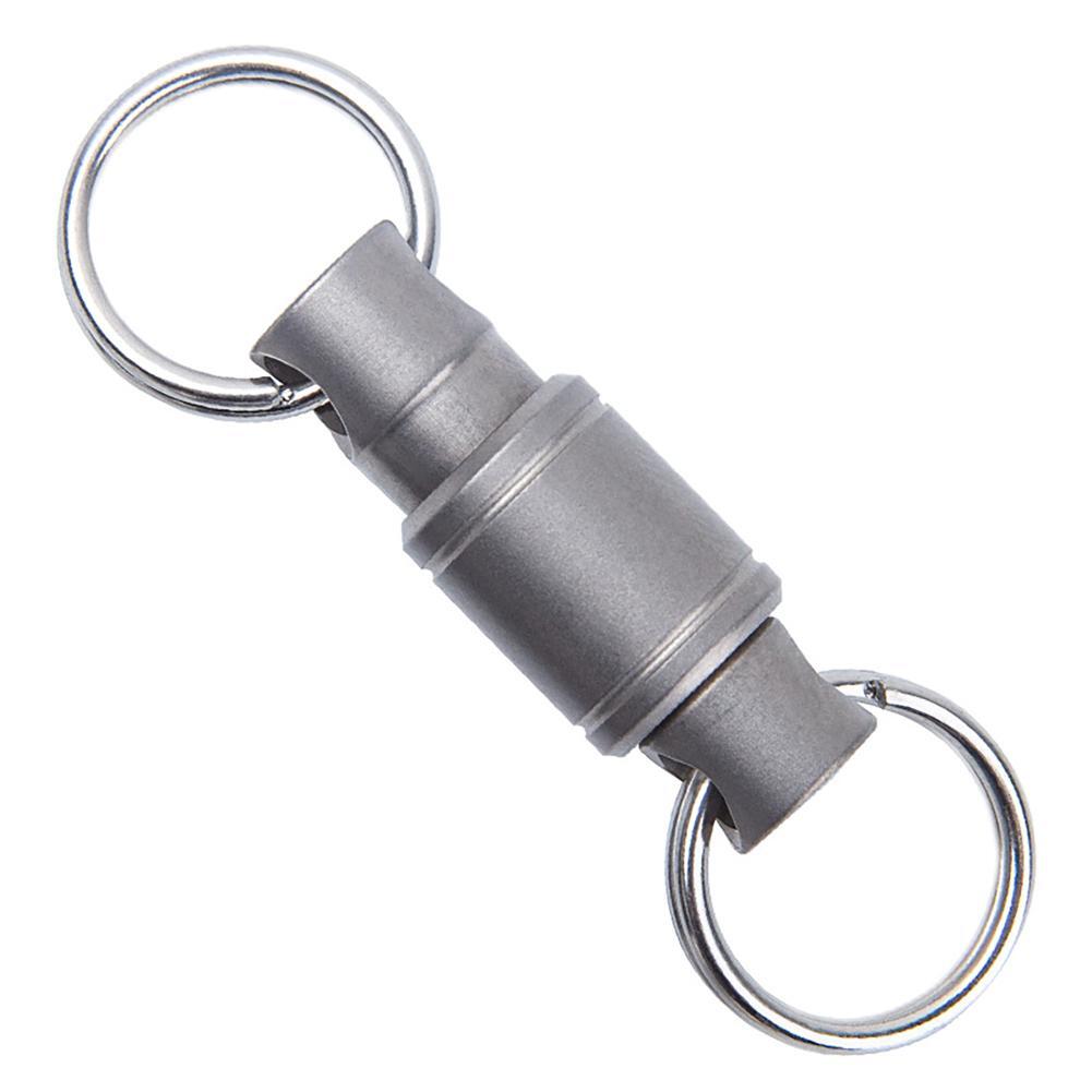 Two-way Car Keychain Ring Lightweight Titanium Alloy Key Attachment ...