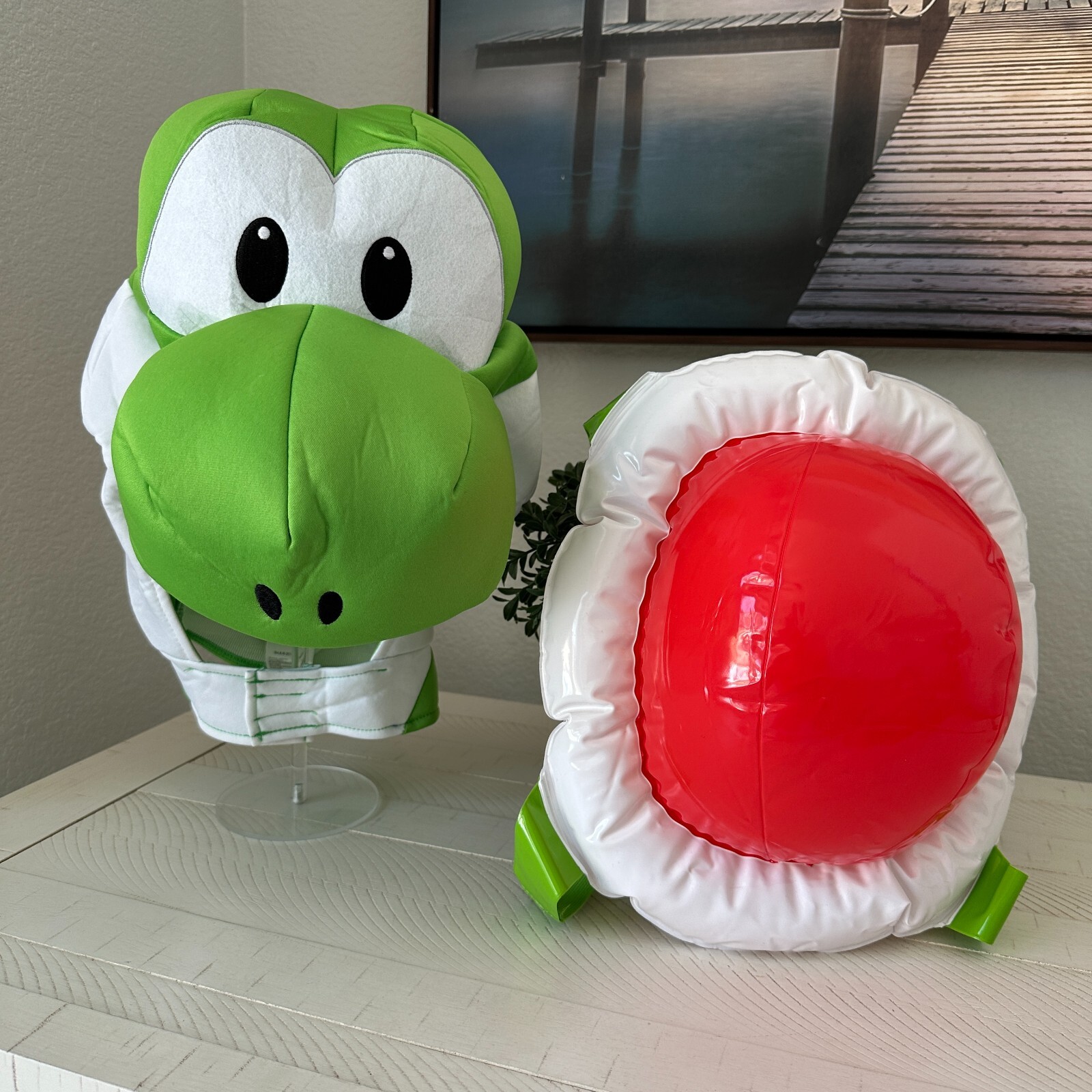 Super Mario Bros Yoshi Adult Costume Kit Age 14+ Shel… - Gem