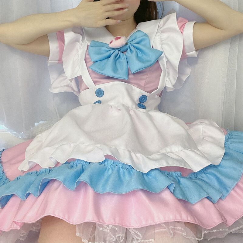 Blue Maid Cafe Outfits