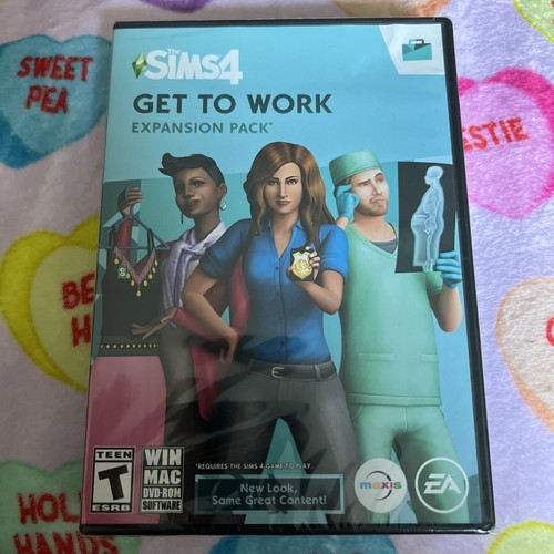THE SIMS 4 -Get To Work Expansion Pack PC MAC NEW!! FACTORY SEALED! DVD ...