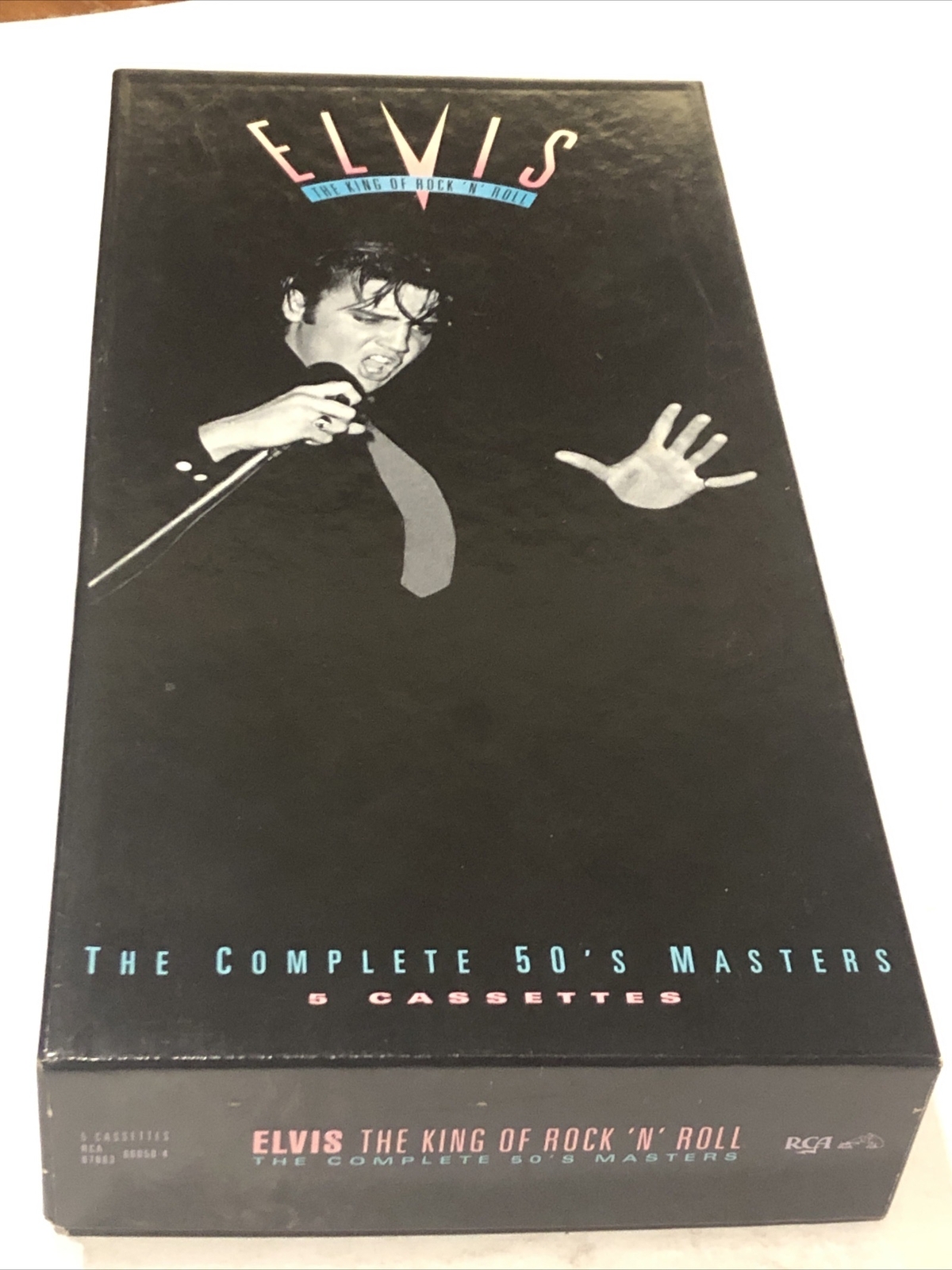 Elvis King of Rock 'n' Roll Complete 50s Masters Box Set 5 Cassettes ...