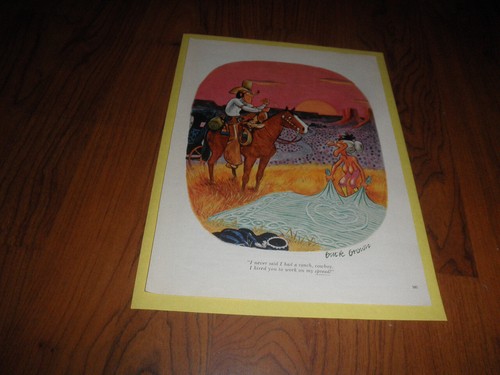 Vintage BUCK BROWN CARTOON- " HORNY WESTERN GRANNY"- | eBay