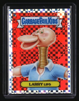 Garbage Pail Kids LARRY LIPS 157a (GPK Chrome Series 4) X-Fractor ...