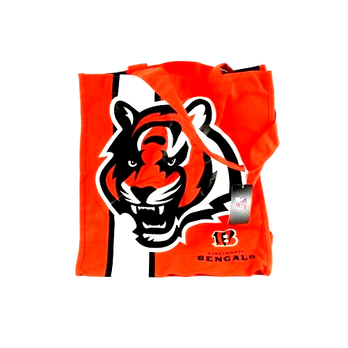 Cincinnati Bengals Reusable Canvas Shopping Tote Bag New NFL Licensed ...