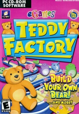 Teddy Factory - Build Your Own Bear - Childrens Software PC CD (Disc in ...