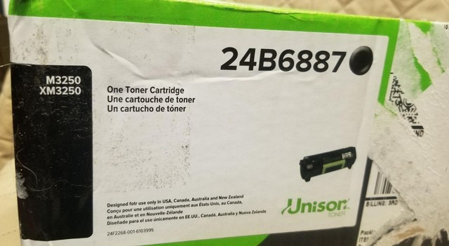 Lexmark M1242 (24B6887) Black Toner Cartridge for sale online | eBay