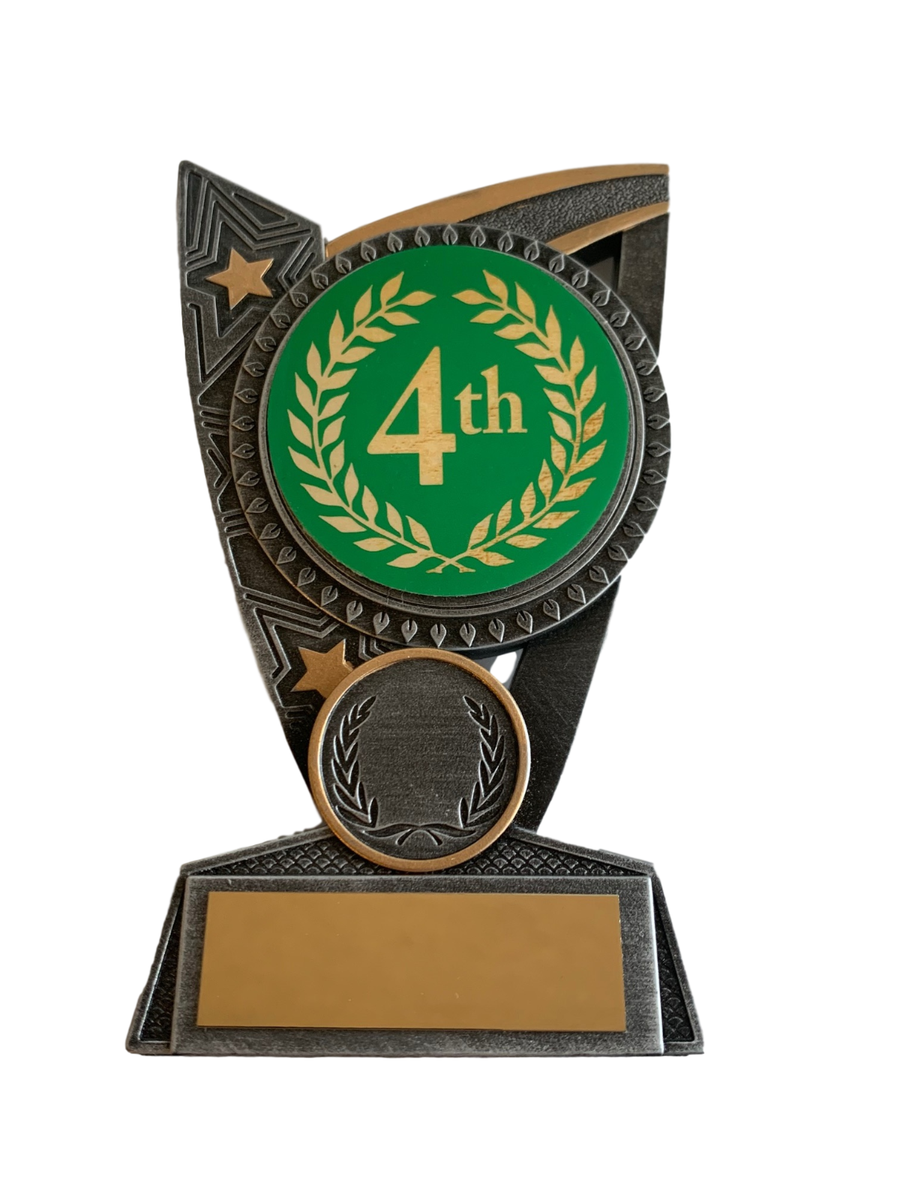 Fourth Place Trophy Amazon.com : 4th Place Trophies, 11" Blue Stars