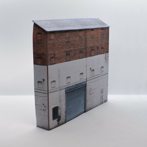 Card Low Relief OO Gauge Industrial Building 1/76 Scale 4mm model ...