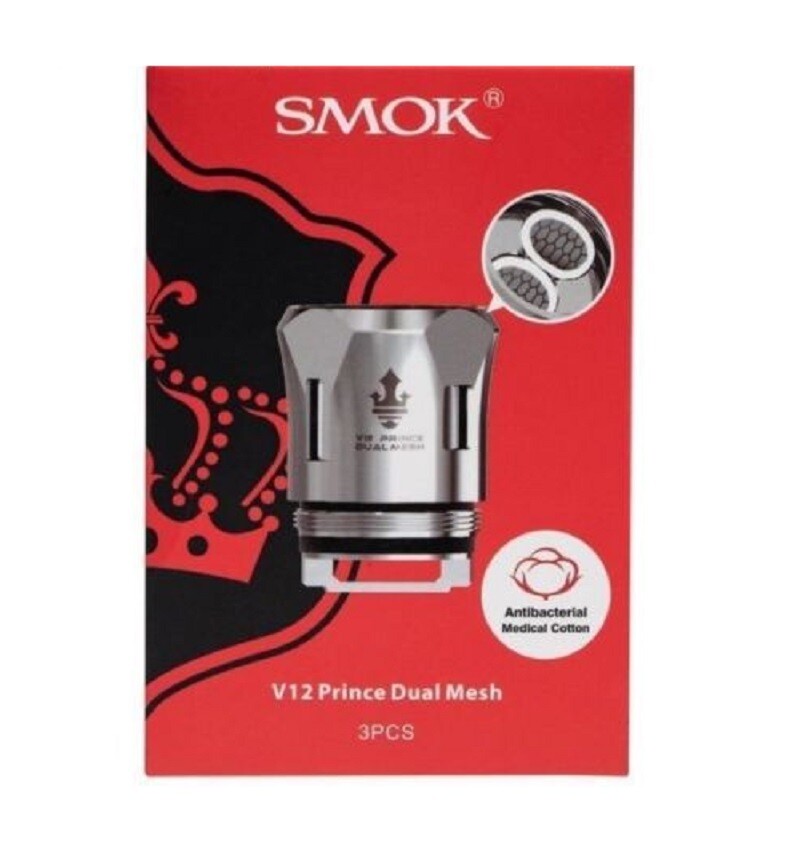 SMOK V12 PRINCE P- TANK MESH DUAL MESH TRIPLE MESH COILS AUTHENTIC UK ...