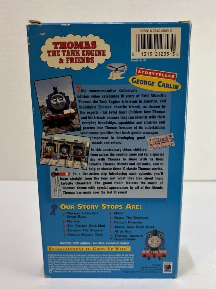 Thomas Friends - Ten Years Of Thomas (VHS, 1999) 13132123530| eBay