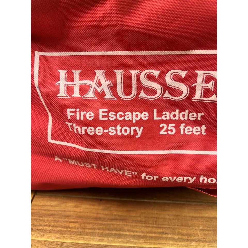 Hausse 25-foot Three Story Retractable Fire Escape Ladder NEW No Tools ...