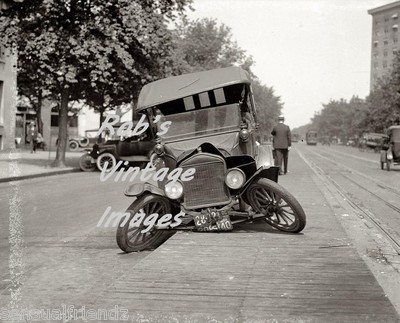 Ford Model T car wreck Washington DC 1922 old photo 8x11 | eBay