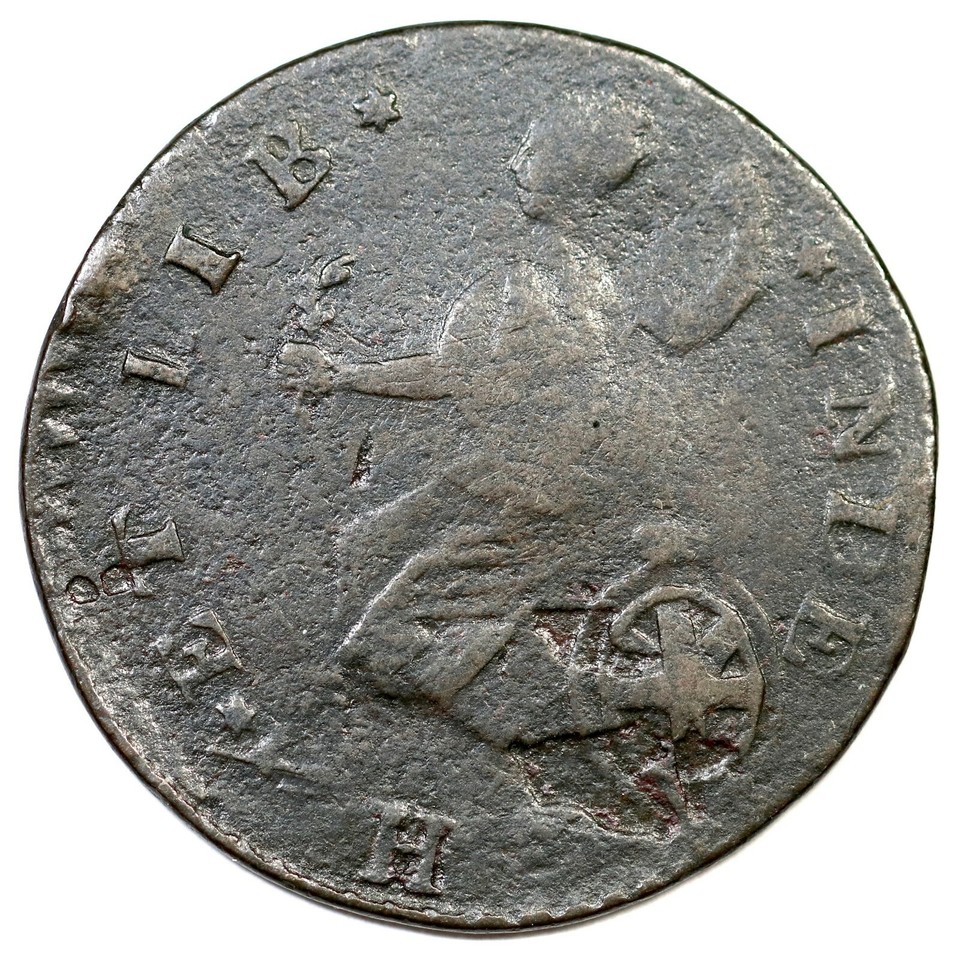 1788 RR-18 R-4+ Over Struck Vermont Colonial Copper Coin | eBay