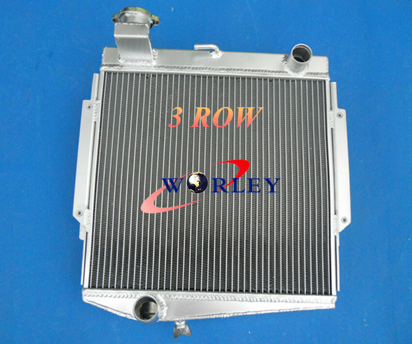 3 CORE FOR 1966-1970 Datsun Roadster Fairlady Aluminum RADIATOR 67 68 ...