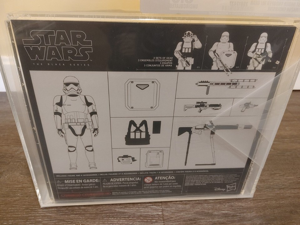 Star Wars Black First Order Stormtrooper Pack Amazon Exclusive Graded ...