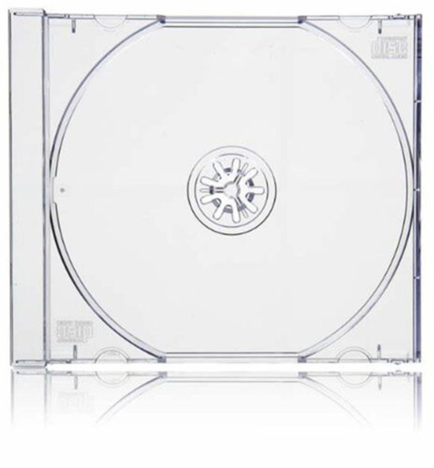 5 x Single Clear CD Jewel Case 10.4mm Spine with Tray Empty Replacement ...