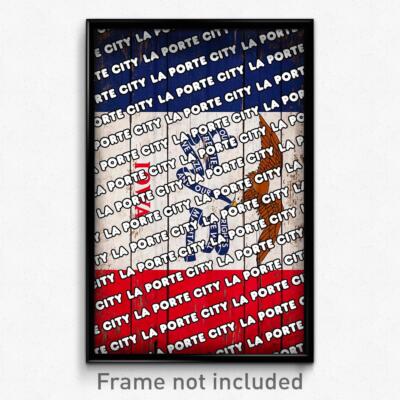 La Porte City Iowa Poster (IA City Souvenir 11x17 Town Print) | eBay