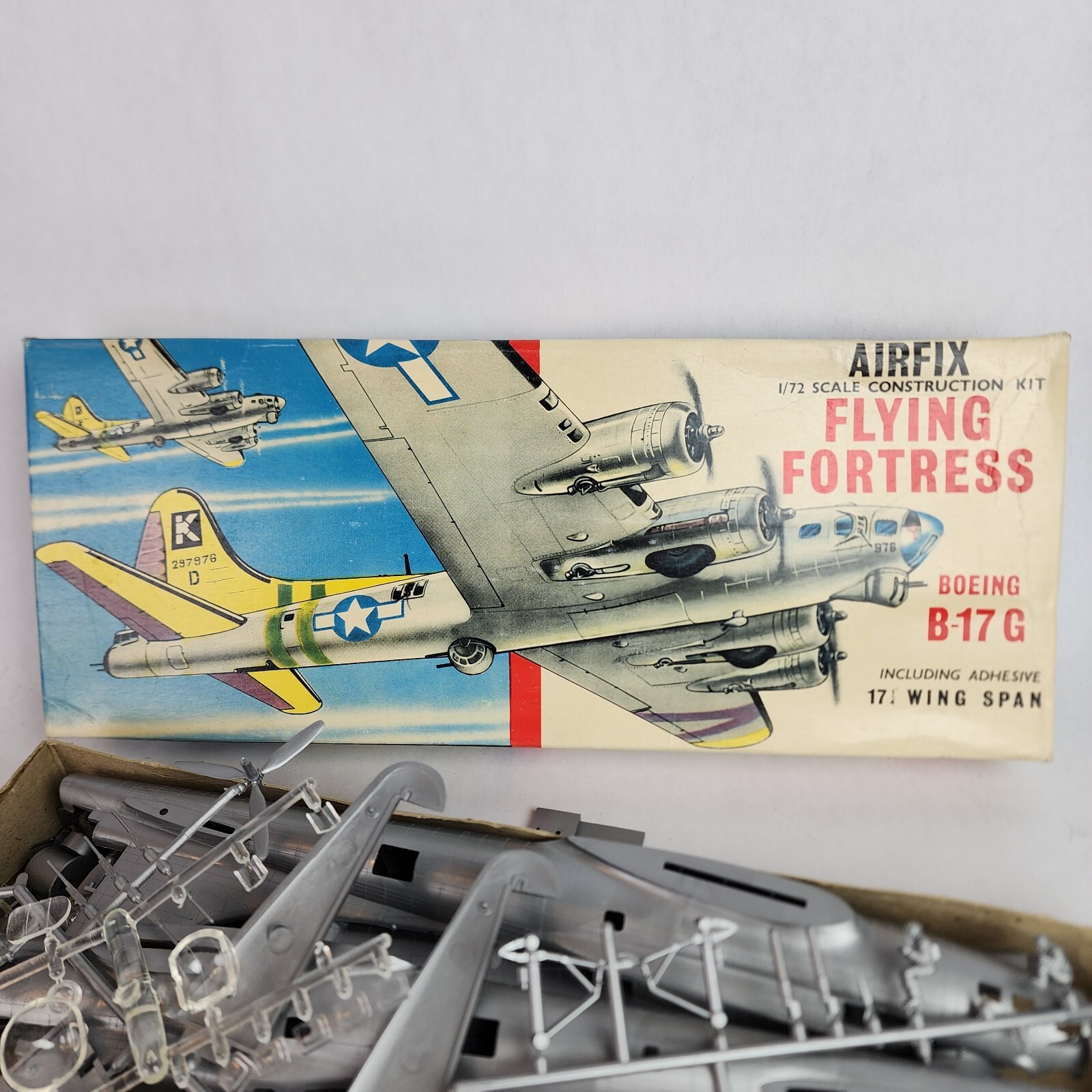 RARE Airfix Model Aircraft Kit 1/72 BOEING B17G FLYING FORTRESS Unmade ...
